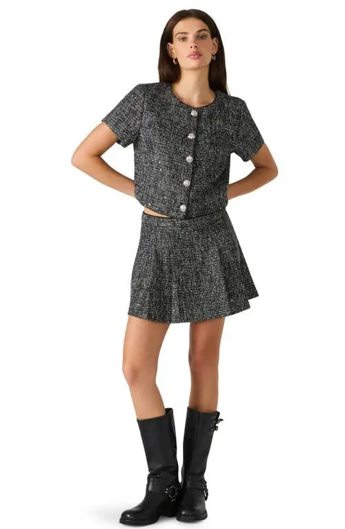 Steve Madden Tweed Mini Skirt