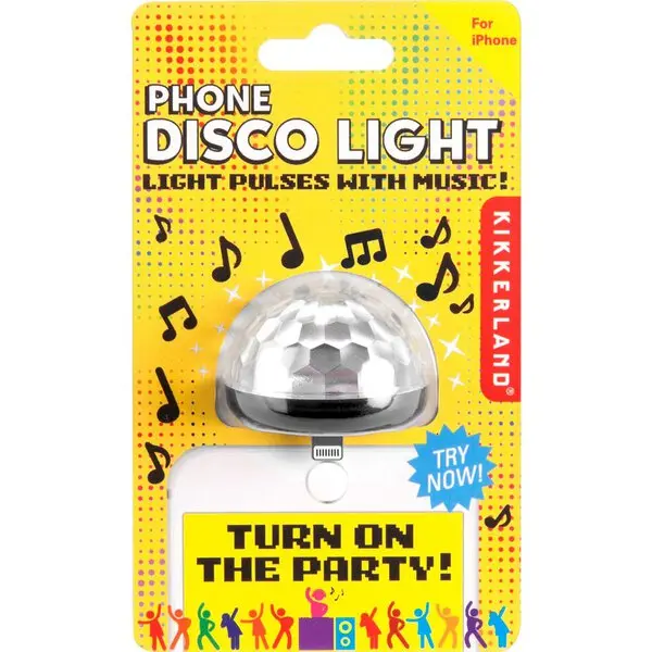 KIKKERLAND DESIGN Phone Disco Light