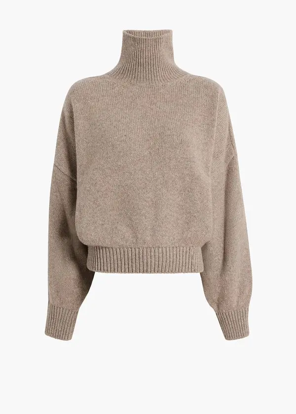 Khaite Willem Cashmere Pullover - Sepia