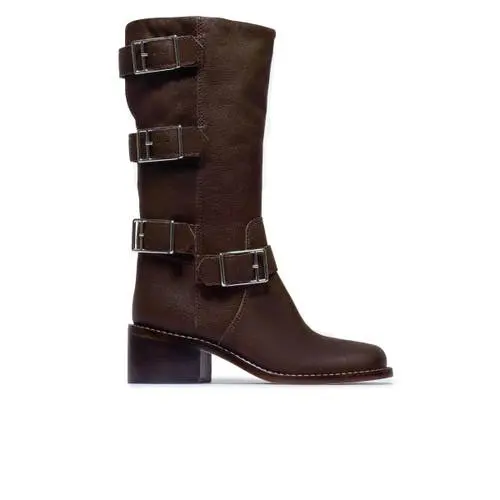 Bernardo Burke Moto Boots - Espresso