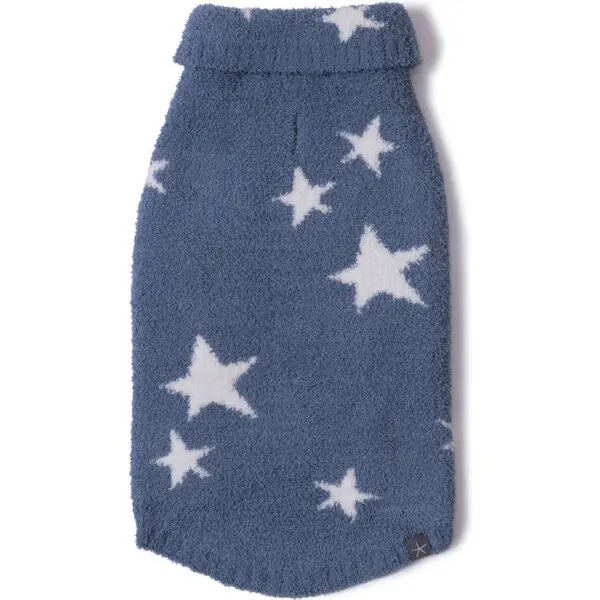Barefoot Dreams Cozychic® Starry Night Pet Sweater - Blue Dusk-pearl