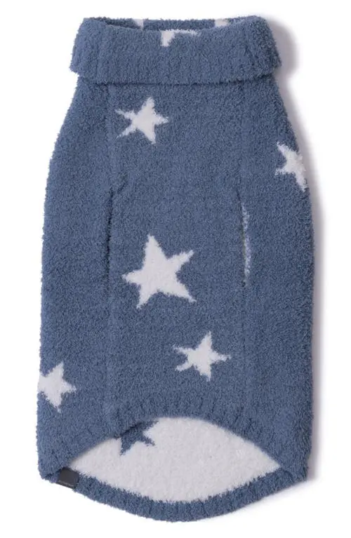 Barefoot Dreams Cozychic® Starry Night Pet Sweater - Blue Dusk-pearl