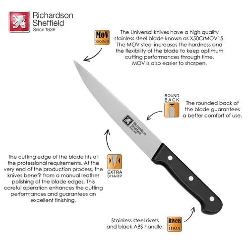 RICHARDSON SHEFFIELD Universal 7-inch Carving Knife