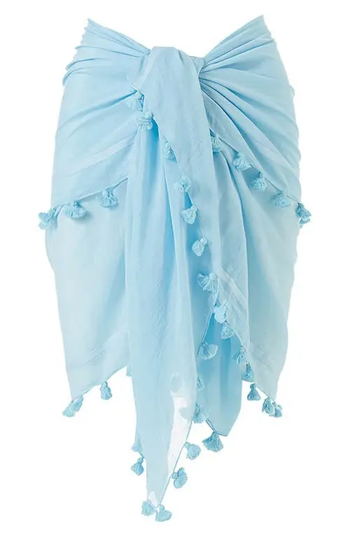 Melissa Odabash Tassel Cover-up Pareo - Sky