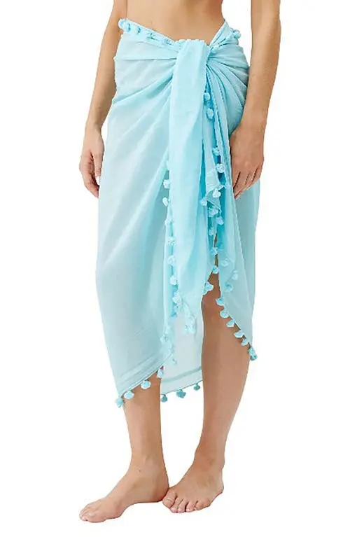 Melissa Odabash Tassel Cover-up Pareo - Sky