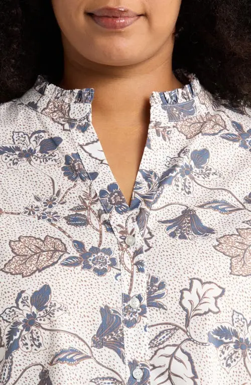 SUGARLIPS Bryony Floral Print Button-up Shirt