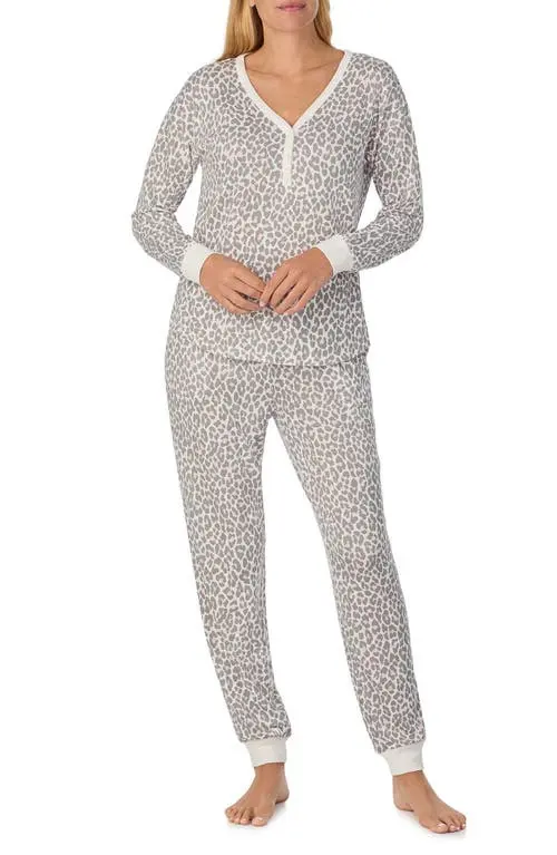 Kate Spade New York Print Henley Pajamas - White