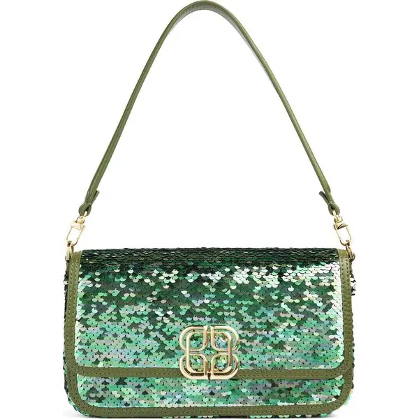 LK BENNETT Zoe Sequin Shoulder Bag