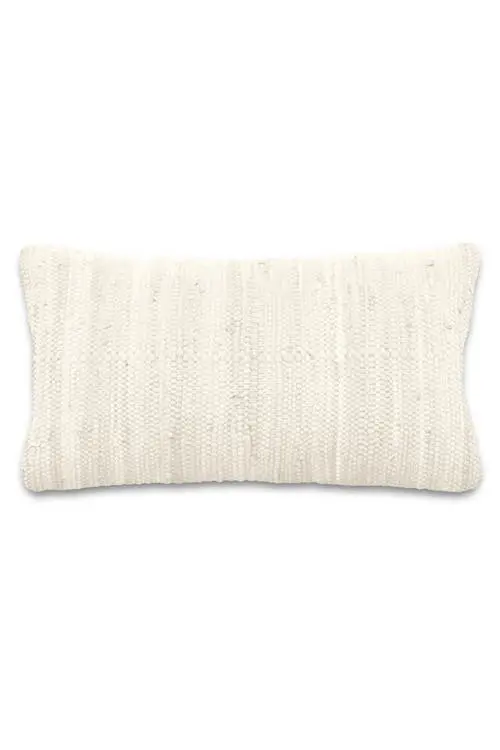 PILLOWPIA Chindi Lumbar Pillow Cover - Heavy Cream - Lumbar