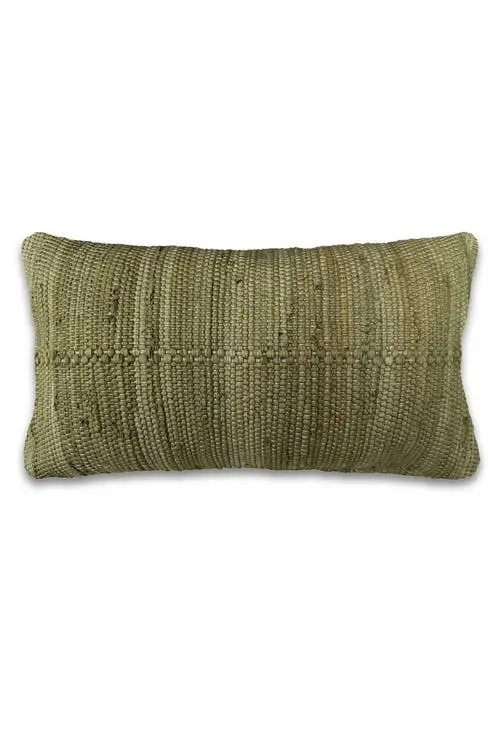 PILLOWPIA Chindi Lumbar Pillow Cover - Moss - Lumbar