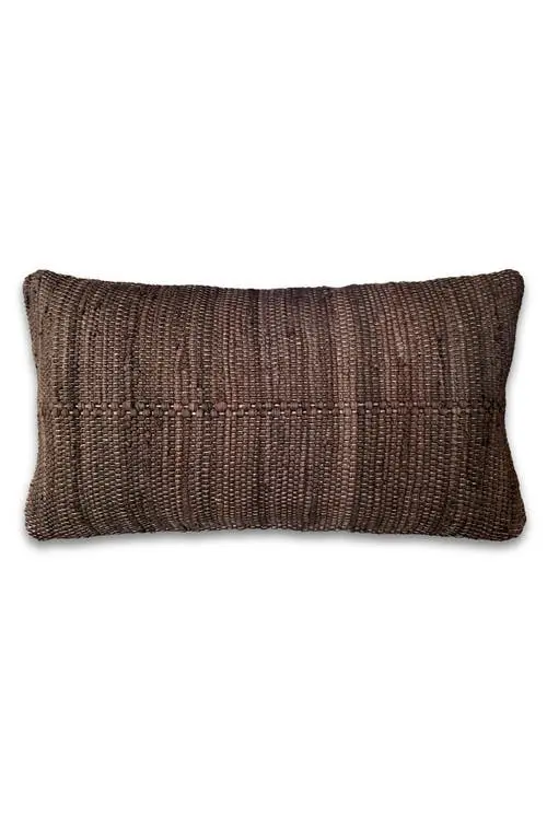 PILLOWPIA Chindi Lumbar Pillow Cover - Wenge - Lumbar