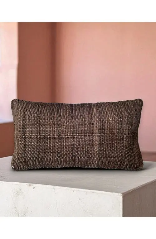 PILLOWPIA Chindi Lumbar Pillow Cover - Wenge - Lumbar