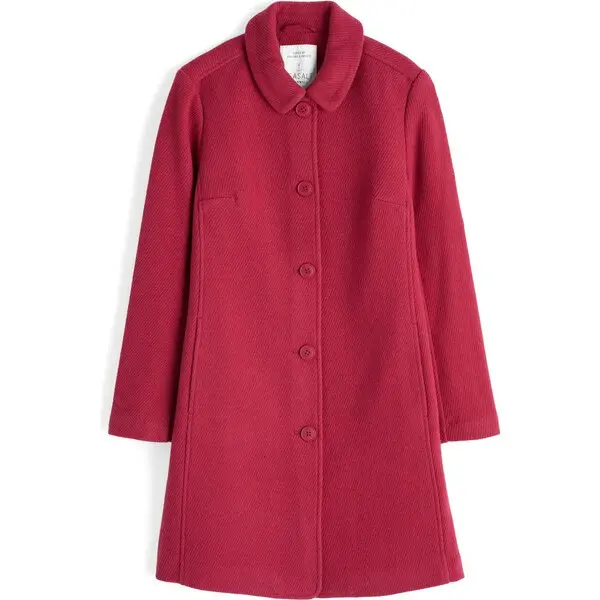 SEASALT CORNWALL Wood Cabin Longline Coat - Maple