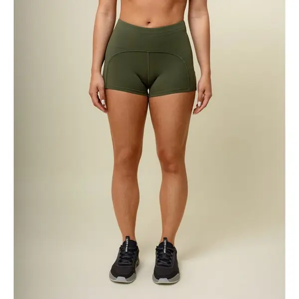 WHILE ON EARTH™ Mid-rise Intent Short - Olive