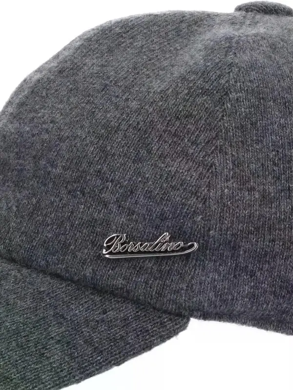 Borsalino Logo Lettering Baseball Cap