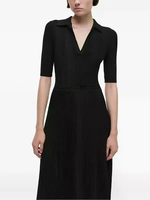 Simkhai Pati Polo-collar Midi Dress