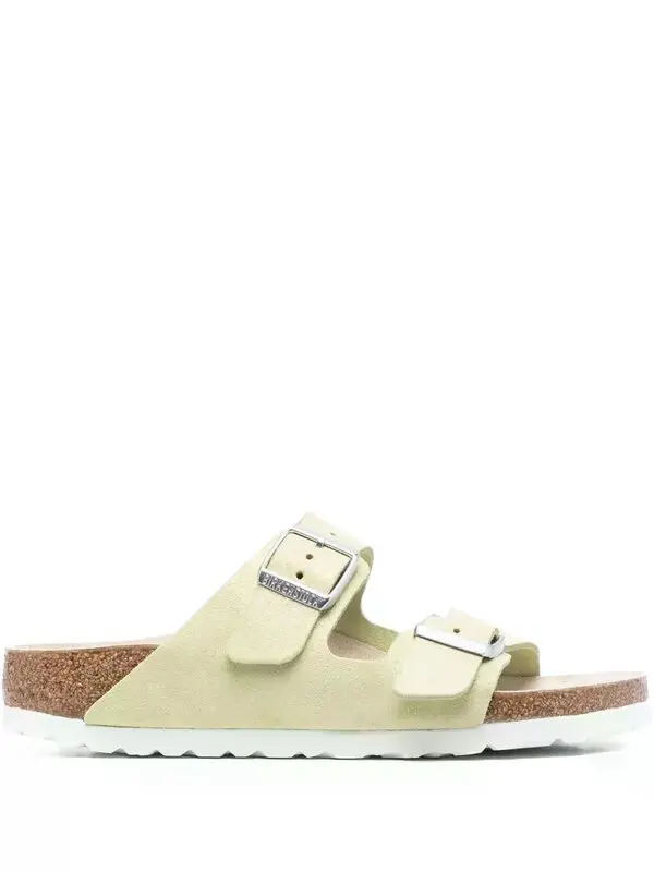 BIRKENSTOCK Arizona Shimmering Popcorn Lime Sandals - Green