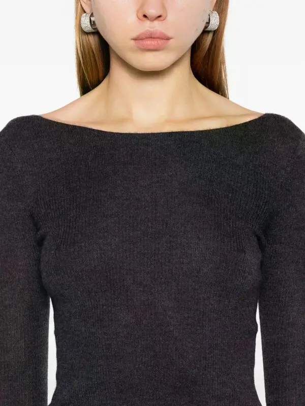 Isabel Marant Boat-neck Cashmere Blend Sweater