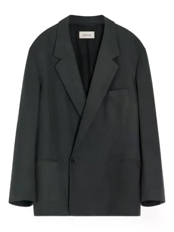 LEMAIRE Double-breasted Blazer - Grey