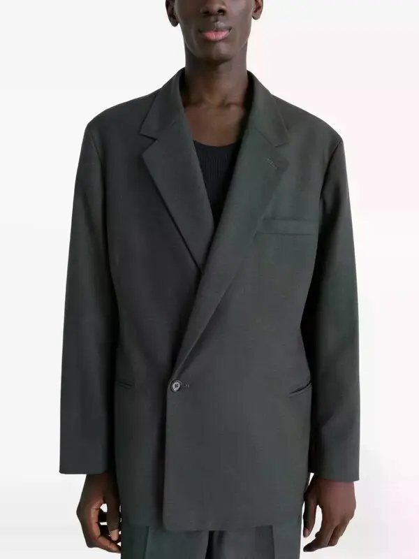 LEMAIRE Double-breasted Blazer - Grey
