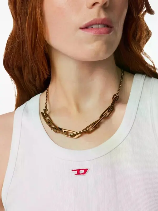 DIESEL® Interlocking Logo Chain Necklace