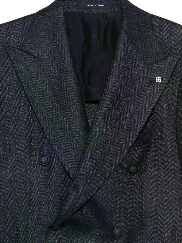Tagliatore Double-breasted Wool Blazer