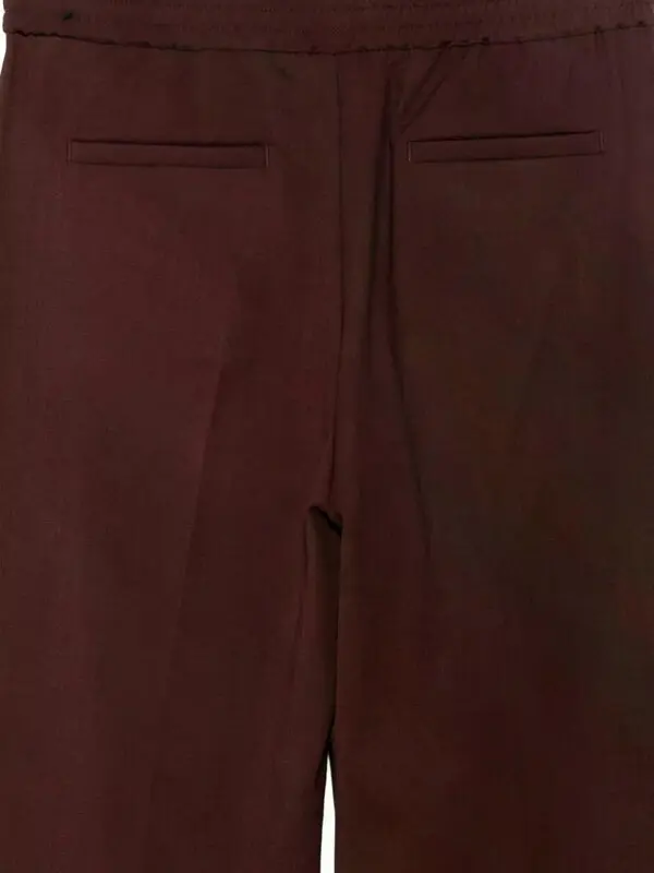 Max Mara Elasticated-waist Straight Leg Pants