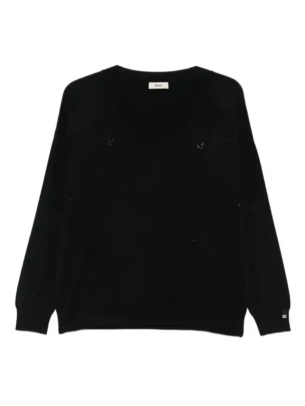 Herno V-neck Wool Sweater