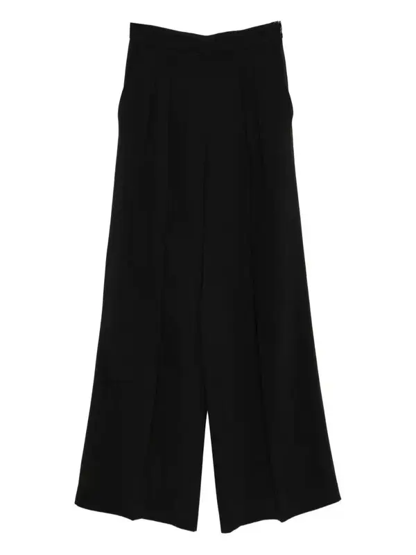 TWINSET Pleated Wide-leg Trousers