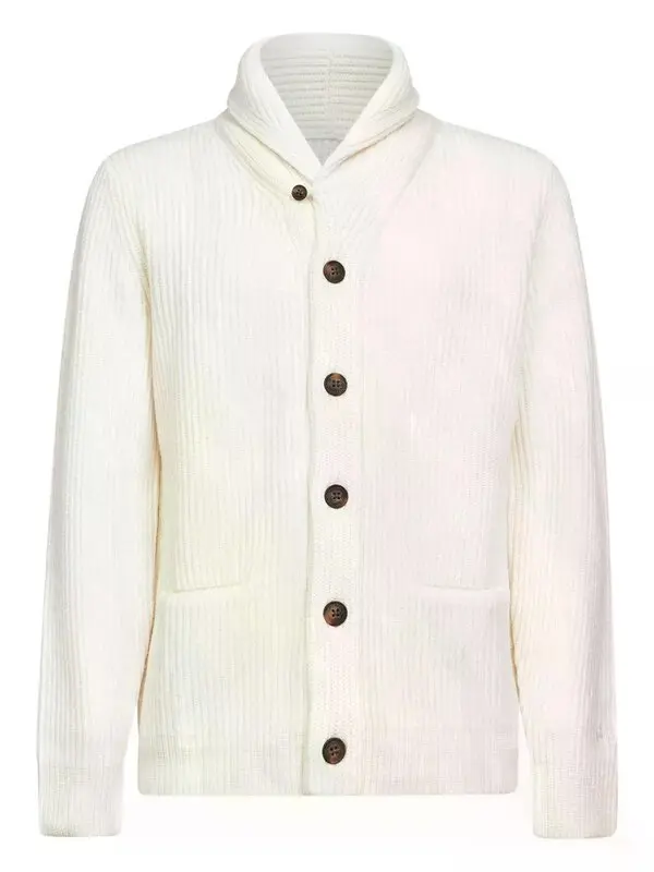 MC2 SAINT BARTH Button Shawl Collar Cardigan