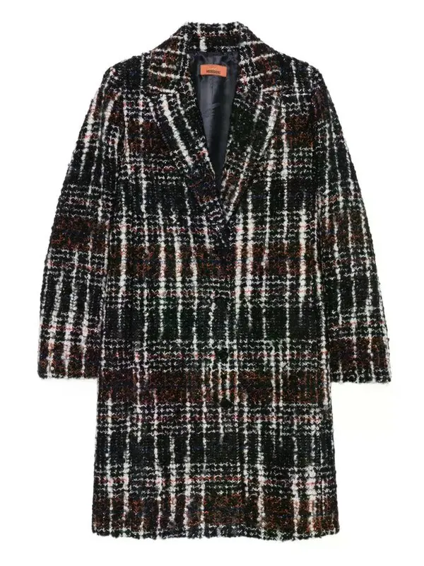 Missoni Plaid Single-breasted Coat