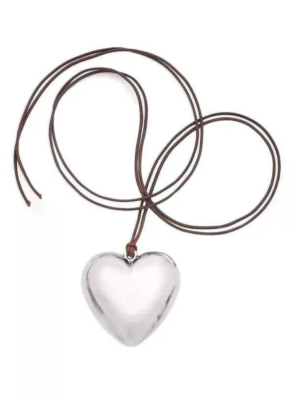 THE GOOD STATEMENT Spirit Heart Pendant Necklace - White