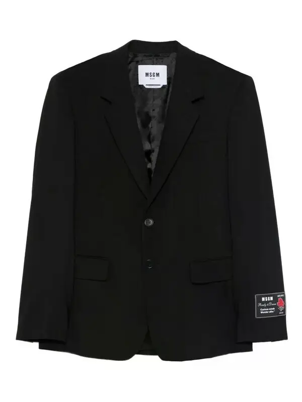 MSGM Single-breasted Blazer