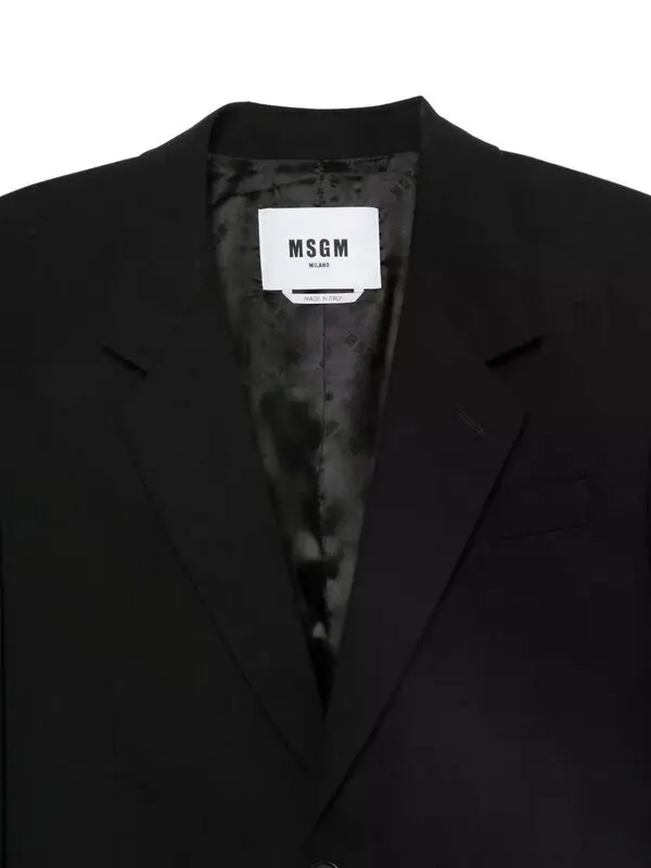 MSGM Single-breasted Blazer