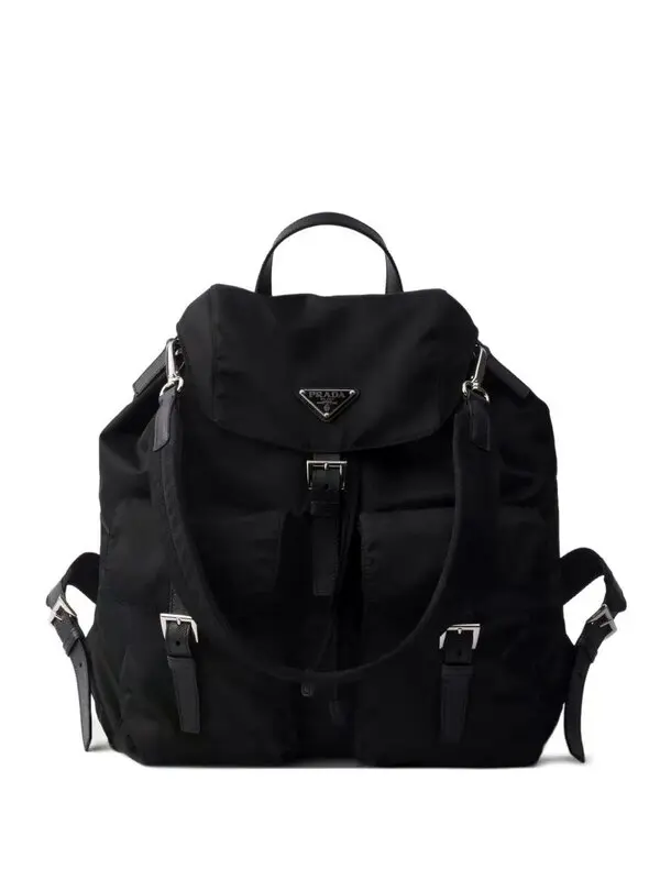Prada Front-pockets Backpack - Black