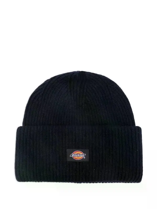 Dickies Logo-appliqué Ribbed Beanie - Blue