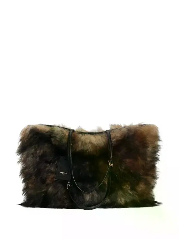 Dolce & Gabbana Atene Fur Tote Bag