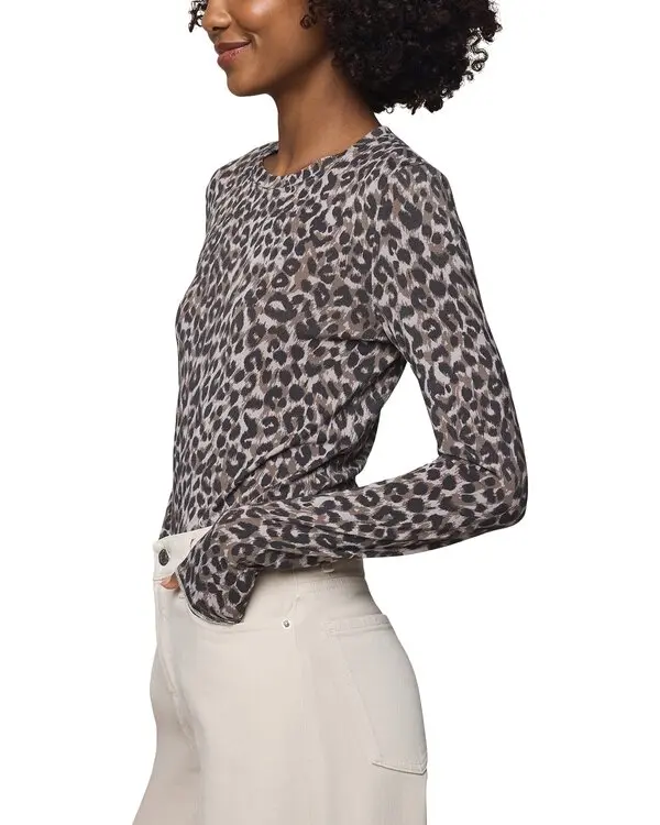 Splendid Long Sleeve Printed Tee - Leopard