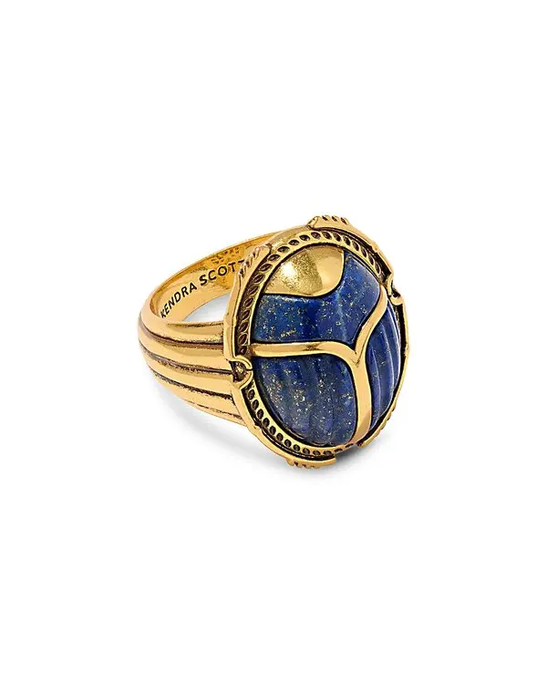 Kendra Scott Catherine Lapis Lazuli Ring - Vin Gld Bl