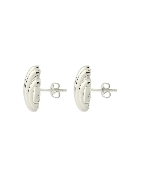 Sterling Forever Rudy Textured Stud Earrings