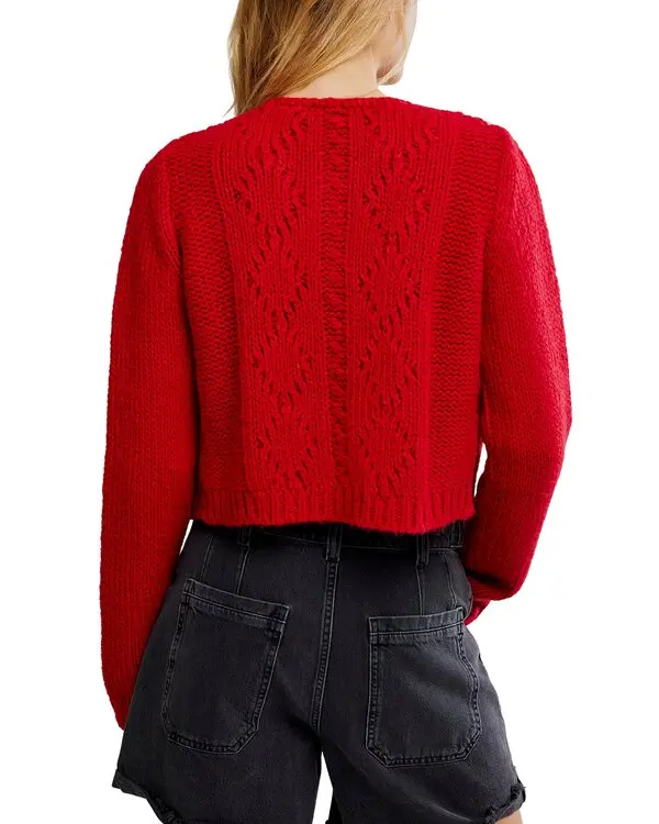 Free People Pixie Cardigan - Red