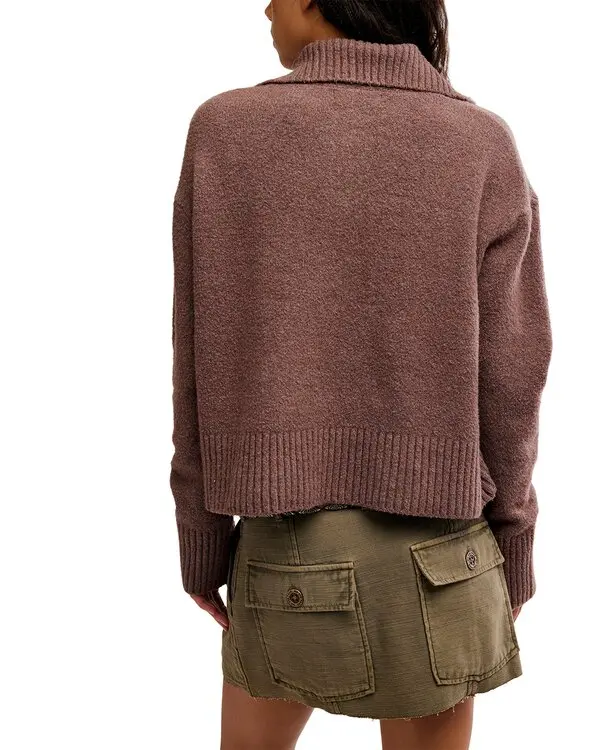 Free People Trading Up Polo Sweater - Enchanted