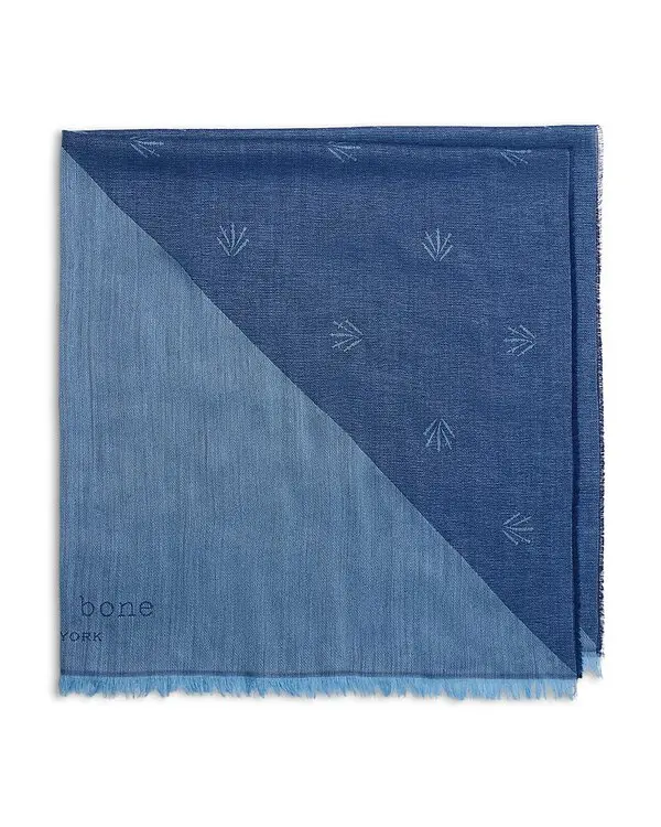 Rag & Bone Geo Dagger Scarf - Navy