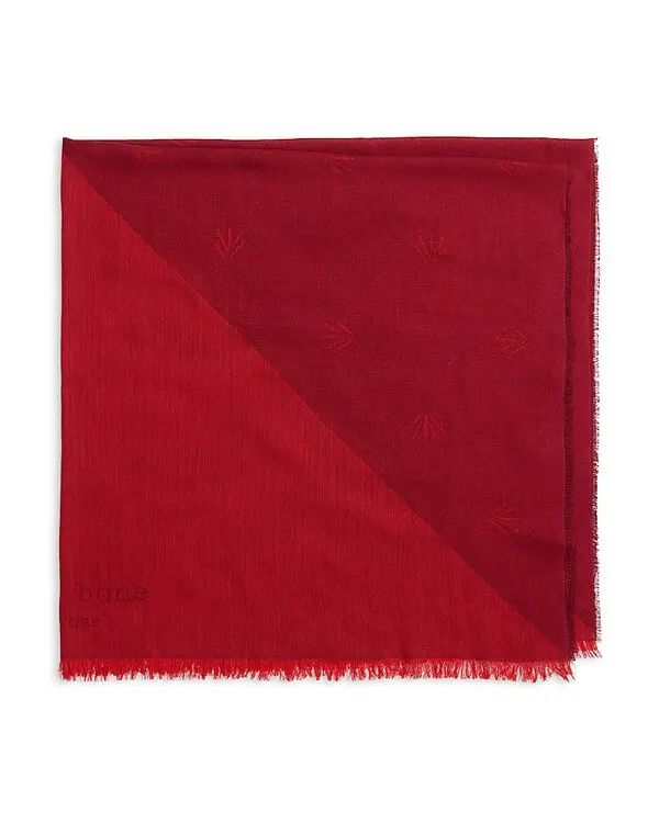 Rag & Bone Geo Dagger Scarf - Ruby