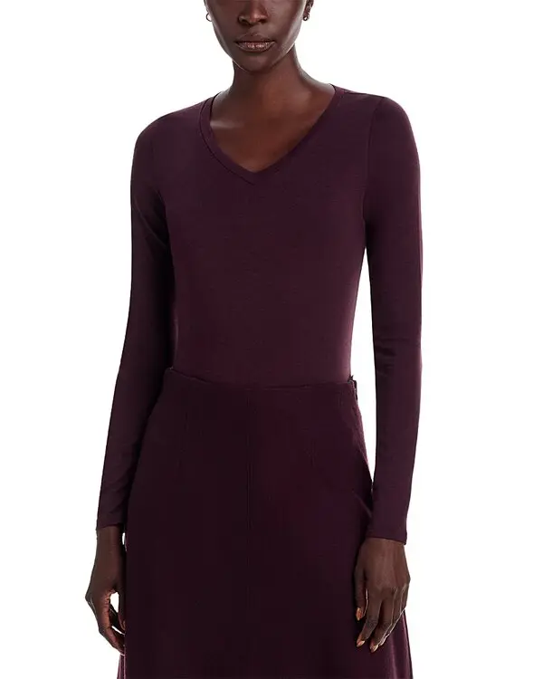 Eileen Fisher V-neck Long Sleeve Top