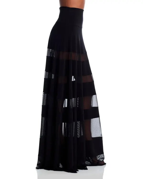 Norma Kamali Spliced Maxi Skirt