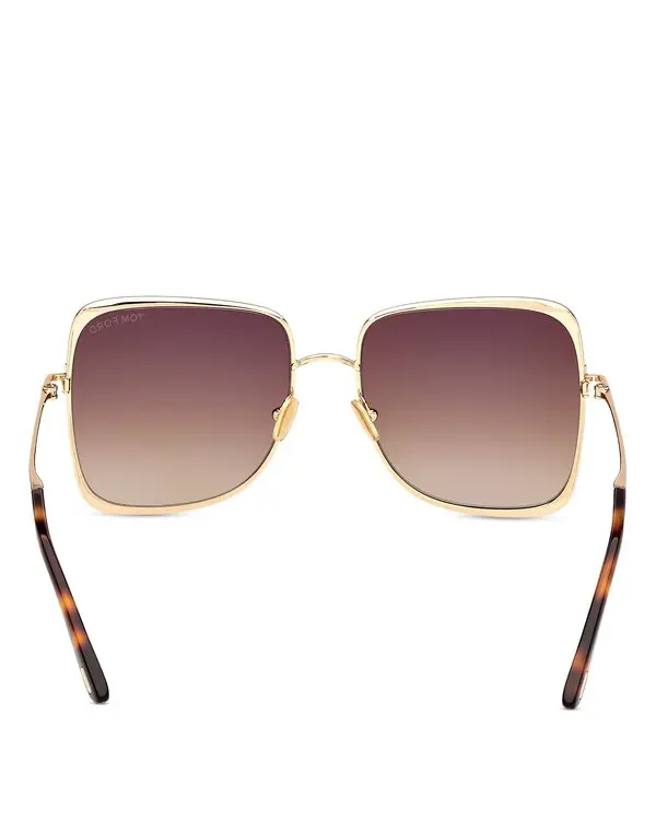 TOM FORD Tara Geometric Sunglasses