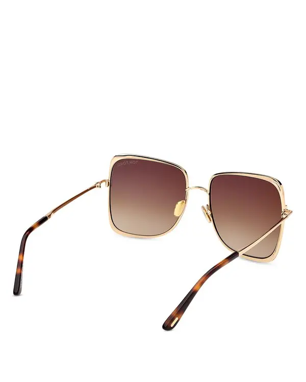 TOM FORD Tara Geometric Sunglasses