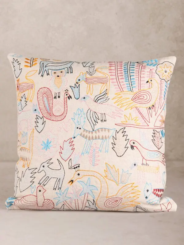 GAURI KOHLI Fateh Pillow Cover, 20 X 20 - Multicolored