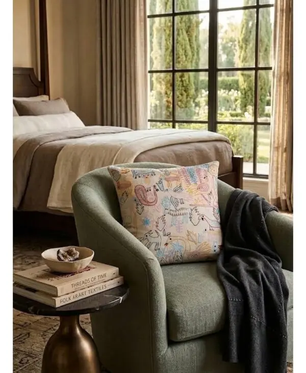 GAURI KOHLI Fateh Pillow Cover, 20 X 20 - Multicolored